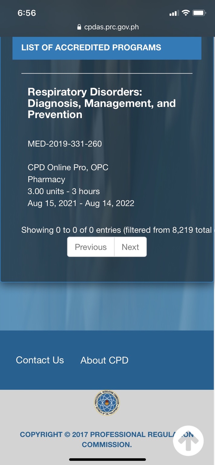 CPD Pharmacy Products - Philippine CPD Online - Pharmacy